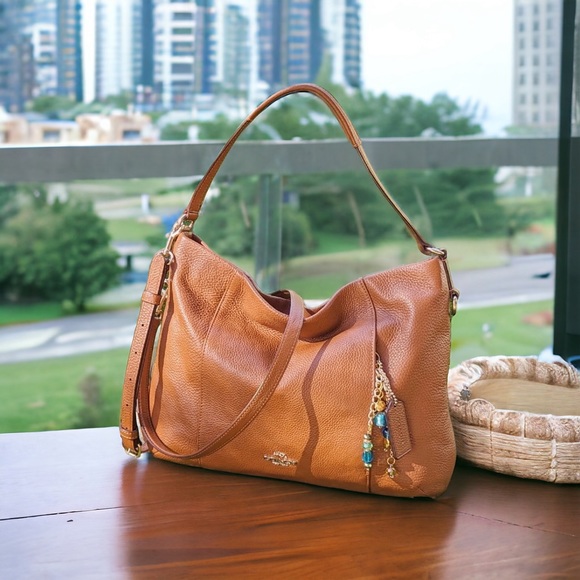 Coach | Bags | Coach Madison Isabelle Shoulder Bag Saddle Brown Leather ...